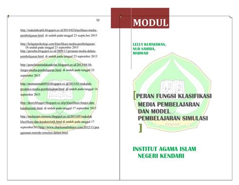 Modul Media Pembelajaran Model Pembelajaran Simulasi Pdf