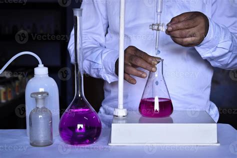 The Chemist Measures With Precision In Acid Base Titration Adding Solutions Until