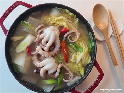 낙지연포탕 만드는 법 연포탕