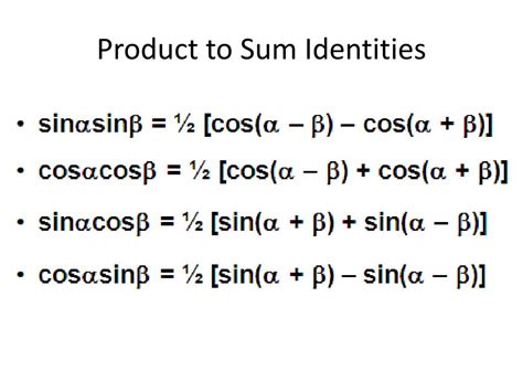 Ppt 15 4 Final Identities And Trig Equations Powerpoint Presentation Id 2757502