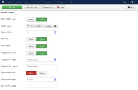 Joomla 3x Template Settings Overview Template Monster Help