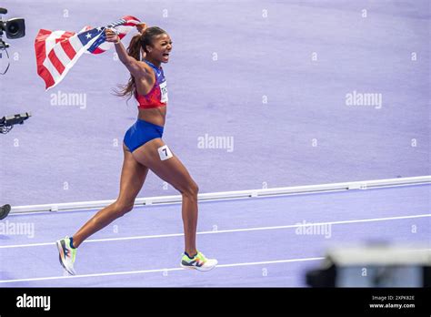 Gabrielle Thomas Usa Gold Medal Athletics Womens 200m Final During