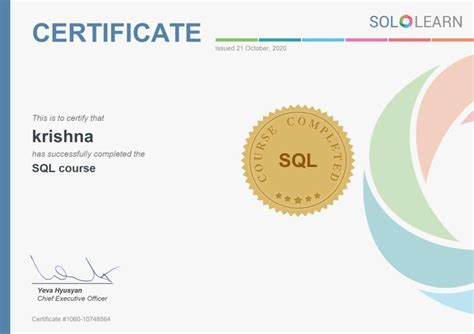Krishna Davuluri On Linkedin Sololearn Sql