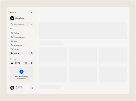 Sidebar Navigation By Zesan H On Dribbble