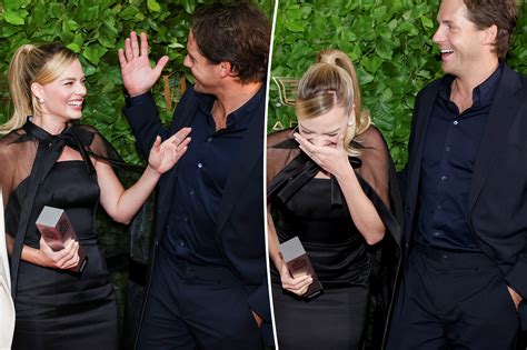 Exclusive Margot Robbie Laughs Uncontrollably When Husband Tom
