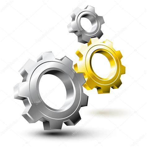 Gear system — Stock Vector © tiloligo #4222694