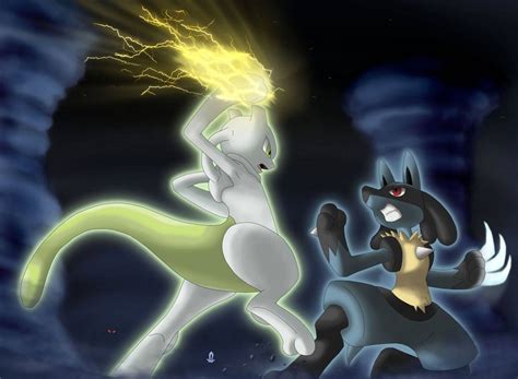 Mewtwo And Lucario Wallpaper