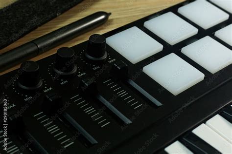 Midi Controller Sound Synthesizers Device For Music EDM Producer Stock Photo Adobe Stock