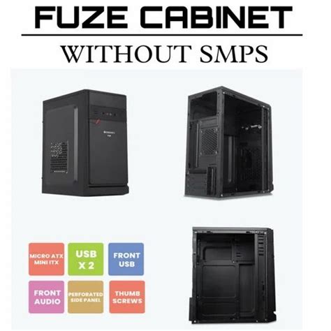 computer desktop cabinet zeb fuze without smps at ₹ 675 piece