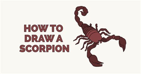 Easy Scorpion Drawing At PaintingValley Com Explore Collection Of Easy Scorpion Drawing