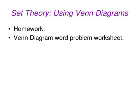 Ppt Set Theory Using Venn Diagrams Powerpoint Presentation Free Download Id 1711676
