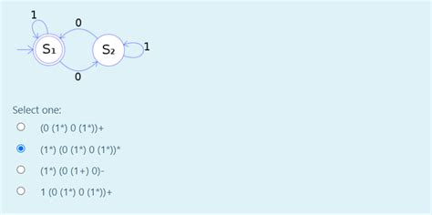 Solved The Language Recognized By The Following