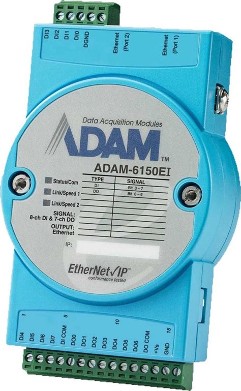 ADAM EI Ch Isolated Digital I O EtherNet IP Module Advantech AE