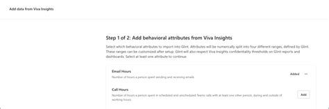Send Viva Insights Data To Viva Glint Microsoft Learn