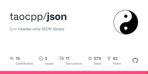Github Taocppjson C Header Only Json Library