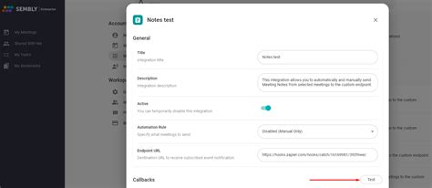 example of zapier setup for meeting notes sembly ai