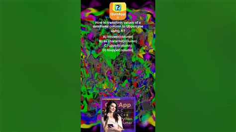 R How To Transform Values Of A Dataframe Column To Uppercase Using R Youtube