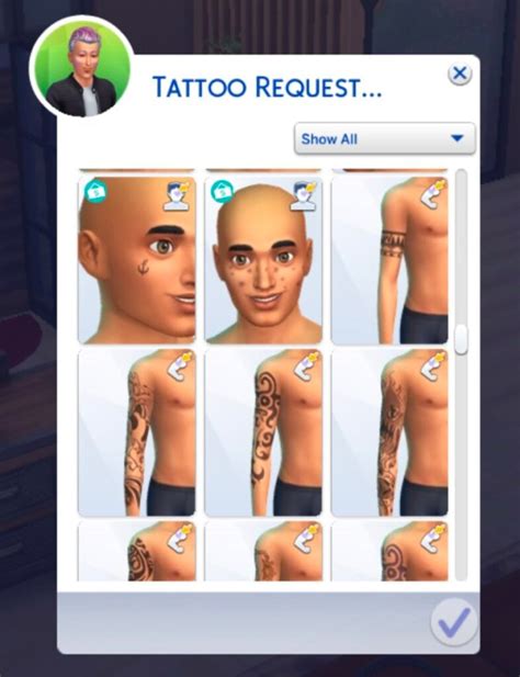 Tattoos Sims 4 Cc