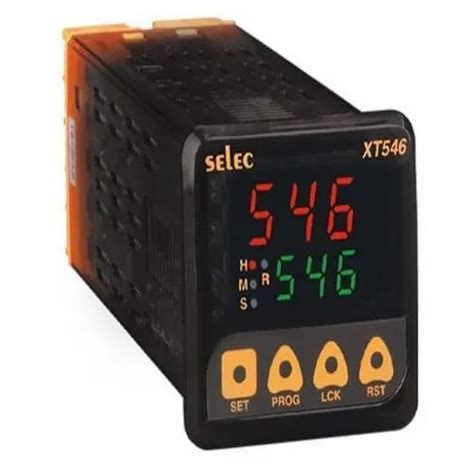 7 Segment Led Dual Display Selec Xt546 Multi Function Digital Timer For Industrial At Best