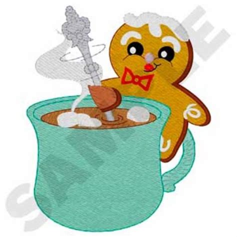 Gingerbread Man Machine Embroidery Design Embroidery Library At