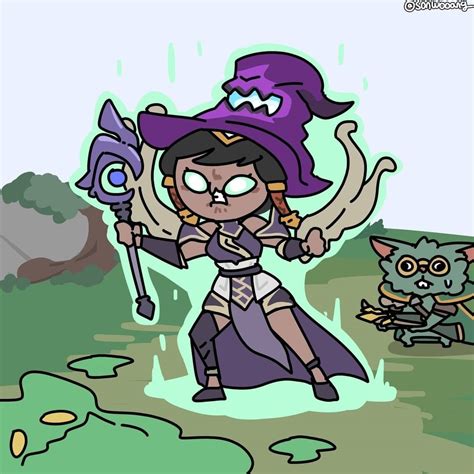 ШК°225 Lol Comics Zac Зак Twitch Lol Твич Karma