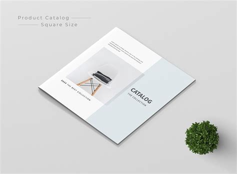 Square Product Catalog Template Behance
