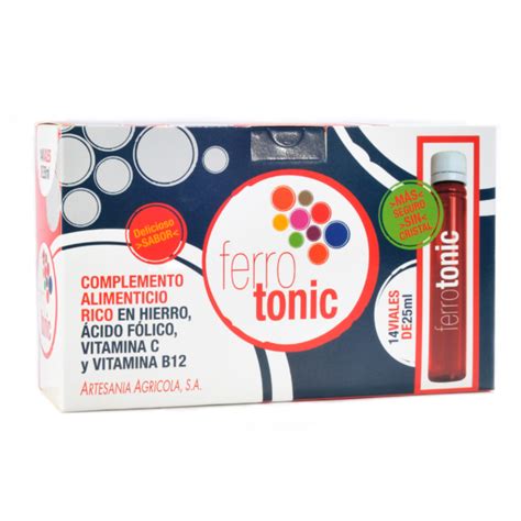 Ferro Tonic Желязо с фолиева киселина и витамин В12 С 14 ампули