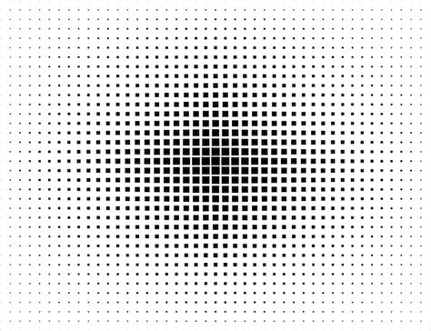Premium Vector Square Halftone Design Pattern