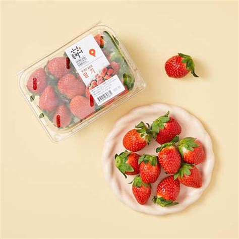 갓 수확한 딸기500g팩 배민 장보기∙쇼핑