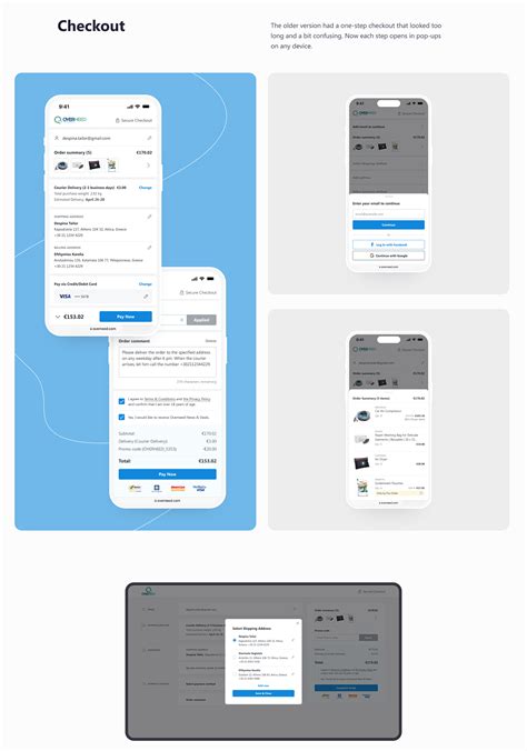 e commerce progressive web application pwa ux ui design on behance