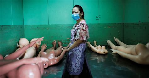 Inside An AI Sex Robot Factory Disturbing Pictures Show Realistic Interactive Toys Are Put