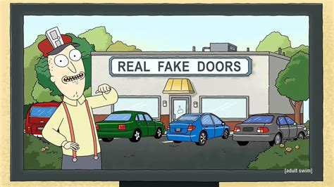 Rampage Jackson Breaks Fake Doors Rick And Morty Youtube