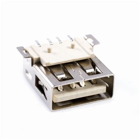 1pcs Usb Type A 4 Pin Female Connector Jacks Socket Pcb Mount Smd
