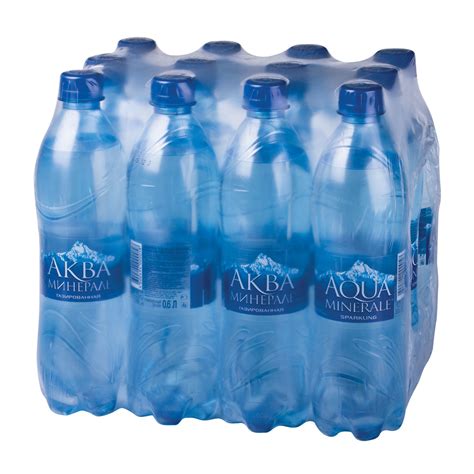 Вода газированная питьевая AQUA MINERALE (Аква Минерале), 0,6 л ...