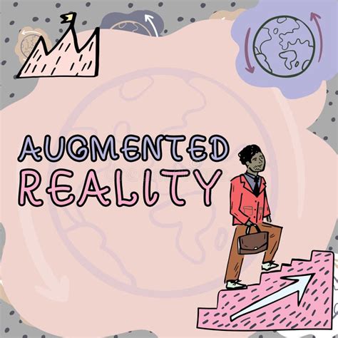 Text Sign Showing Augmented Reality Business Overview Technology That Imposes Computer Image On