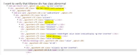 Css Selectors Hasclass Method Is Not Returning Boolean Result Stack