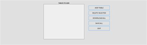Query Form Tables Button Tad Transfer All Data