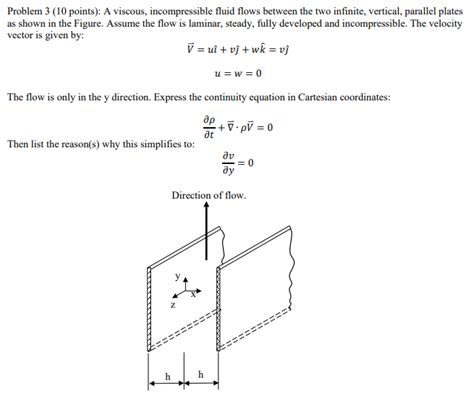Solved Problem 3 10 Points A Viscous Incompressible