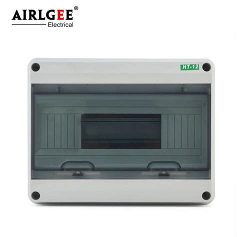 12 웨이 Ip65 방수 실내 소형 회로 차단기 분배 상자 가족 보호 Ht 8 야외 플라스틱 엔지니어링 상자와이어 정션 박스