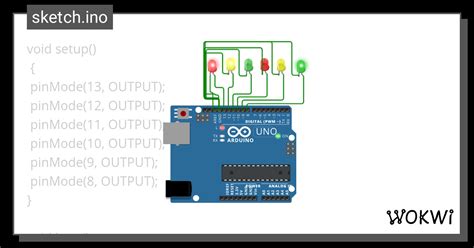 06 Traffic Light Wokwi Esp32 Stm32 Arduino Simulator