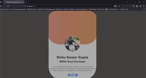 Rishu Kumar Gupta On Linkedin React Javascript Webdevelopment Learningjourney Codinglife