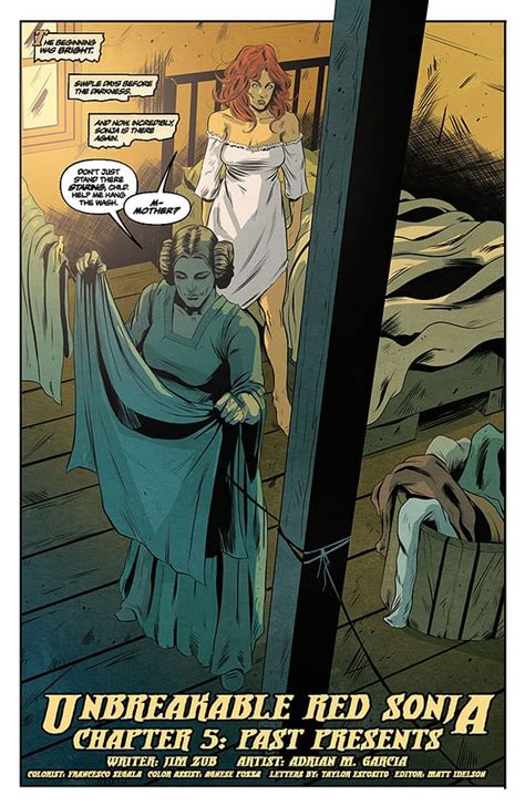 Unbreakable Red Sonja 5 Preview Origin Confusion Syndrome