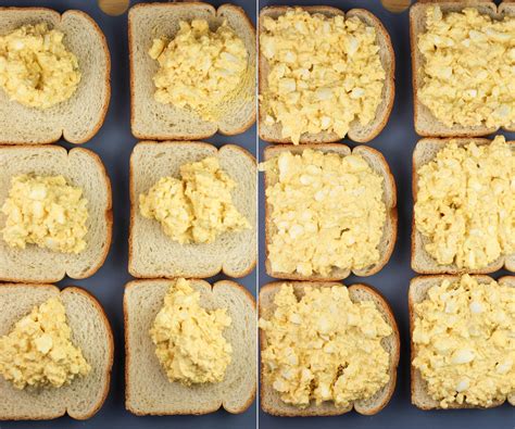 Deviled Egg Salad Tea Sandwiches Cooking For An Army