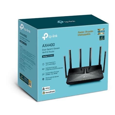 Archer Ax4400 Ax4400 Dual Band Gigabit Wi Fi 6 Router Tp Link