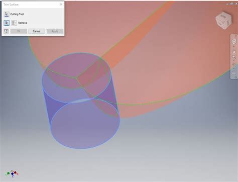 Solved How To Make A Trim Between Surfaces With Vba For Inventor