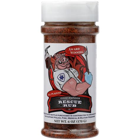 Code 3 Spices Rescue Rub 65 Oz Video Games