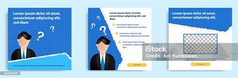 소셜 미디어 회전 목마 게시물 배너 레이아웃 팁 알고 계십니까 팟 캐스트 동기 부여 자기 개발 제품 서비스 지식 템플릿 찢어진 종이 디자인 요소와 질감 3차원 형태에 대한