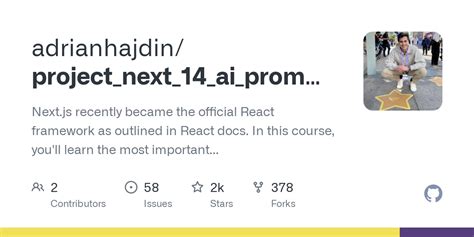GitHub Adrianhajdin Project Next Ai Prompt Sharing Next Js Recently Became The Official