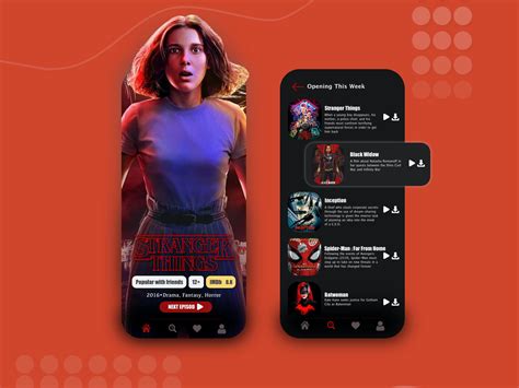 App Design For A Streaming Service On Behance
