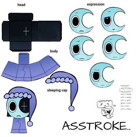 Astro Cube Astro Paper Craft ~ Dandy World Di 2025